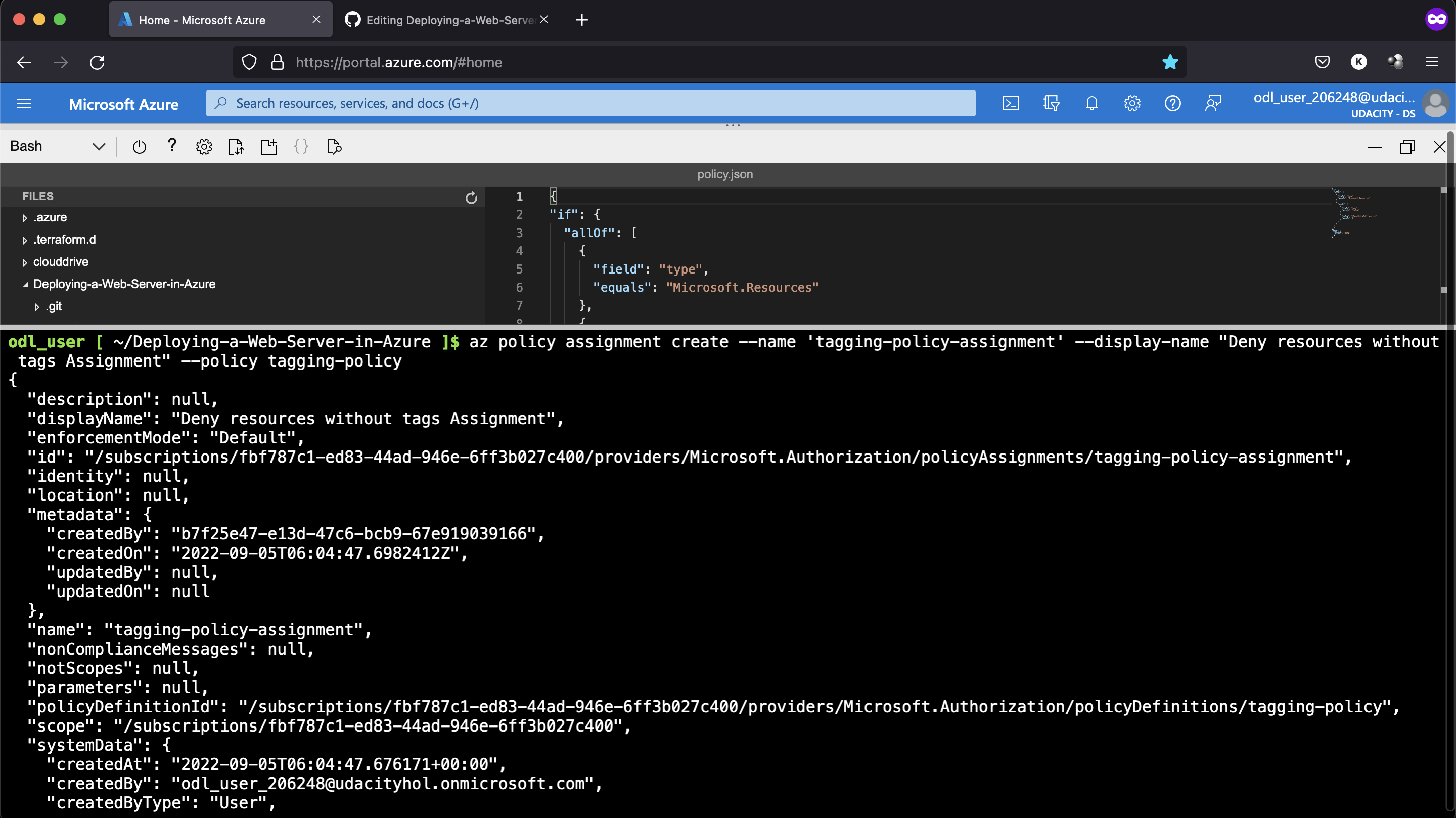 GitHub - ry-v1/Deploying-a-Web-Server-in-Azure: Project: Deploying a Web Server in Azure