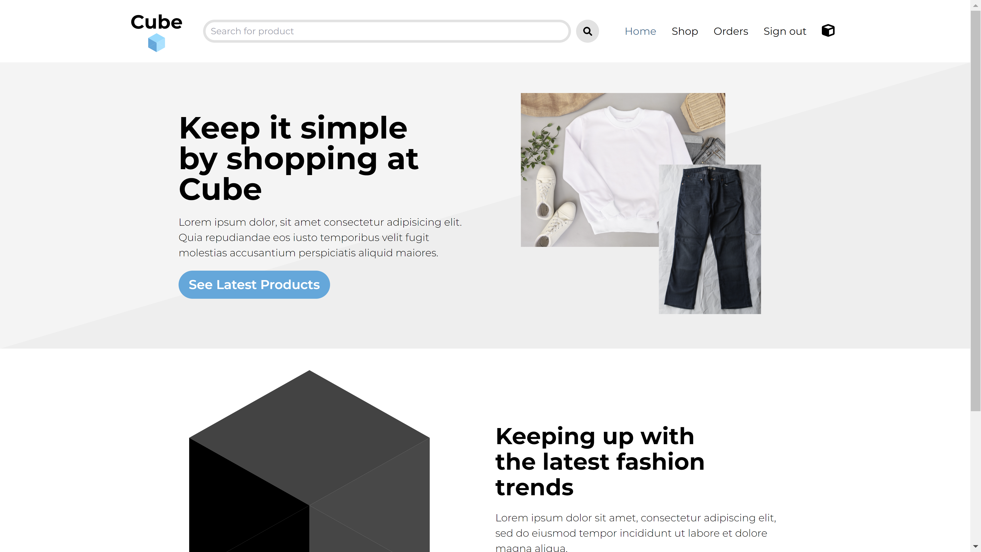 GitHub - Topdev97/cube-ecommerce