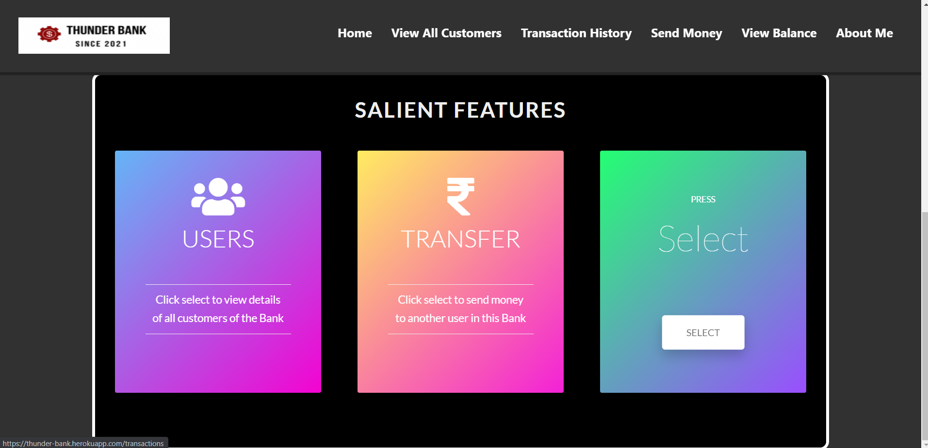 GitHub - Sayak-Rana/Thunder-Bank