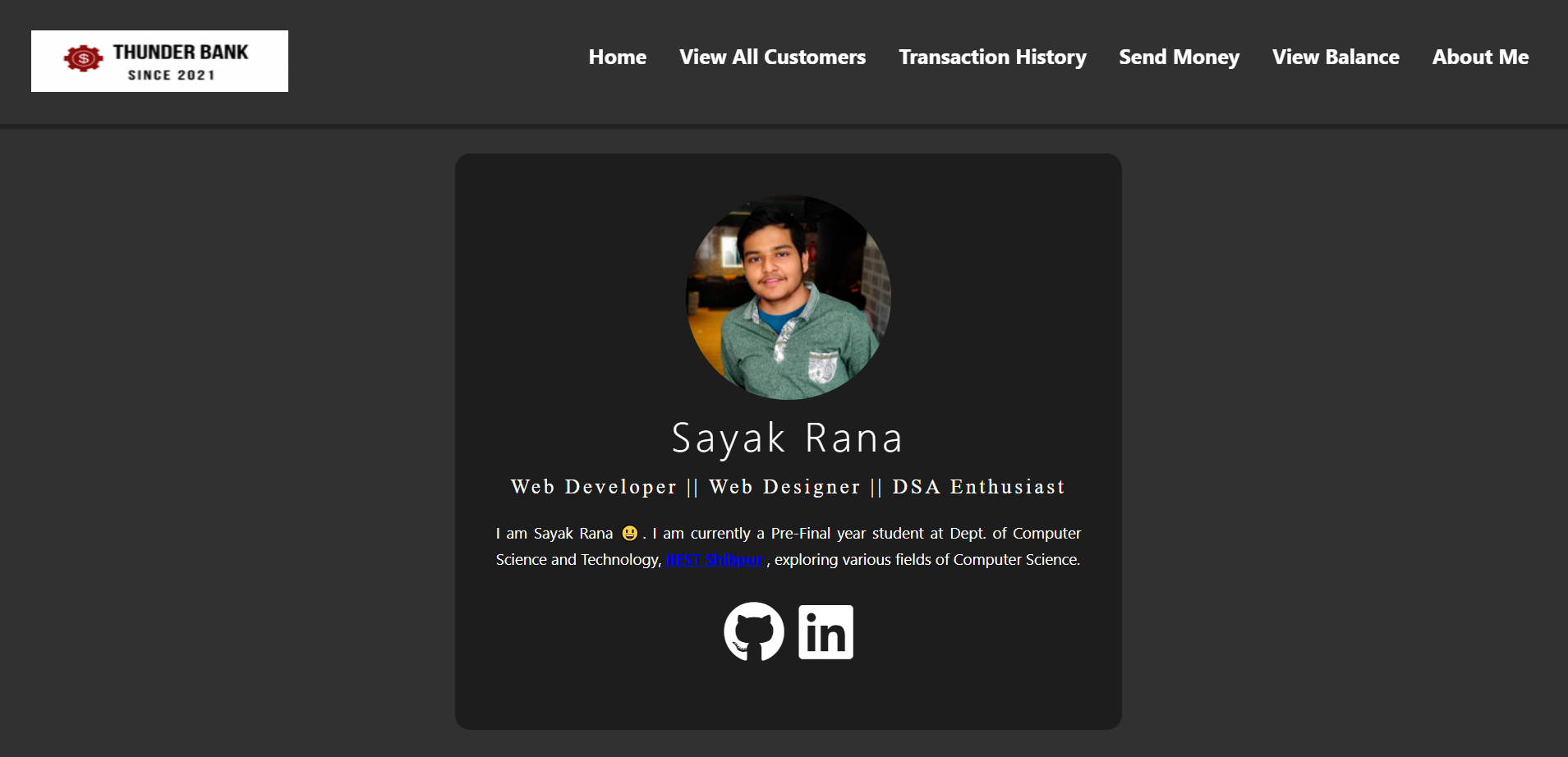 GitHub - Sayak-Rana/Thunder-Bank