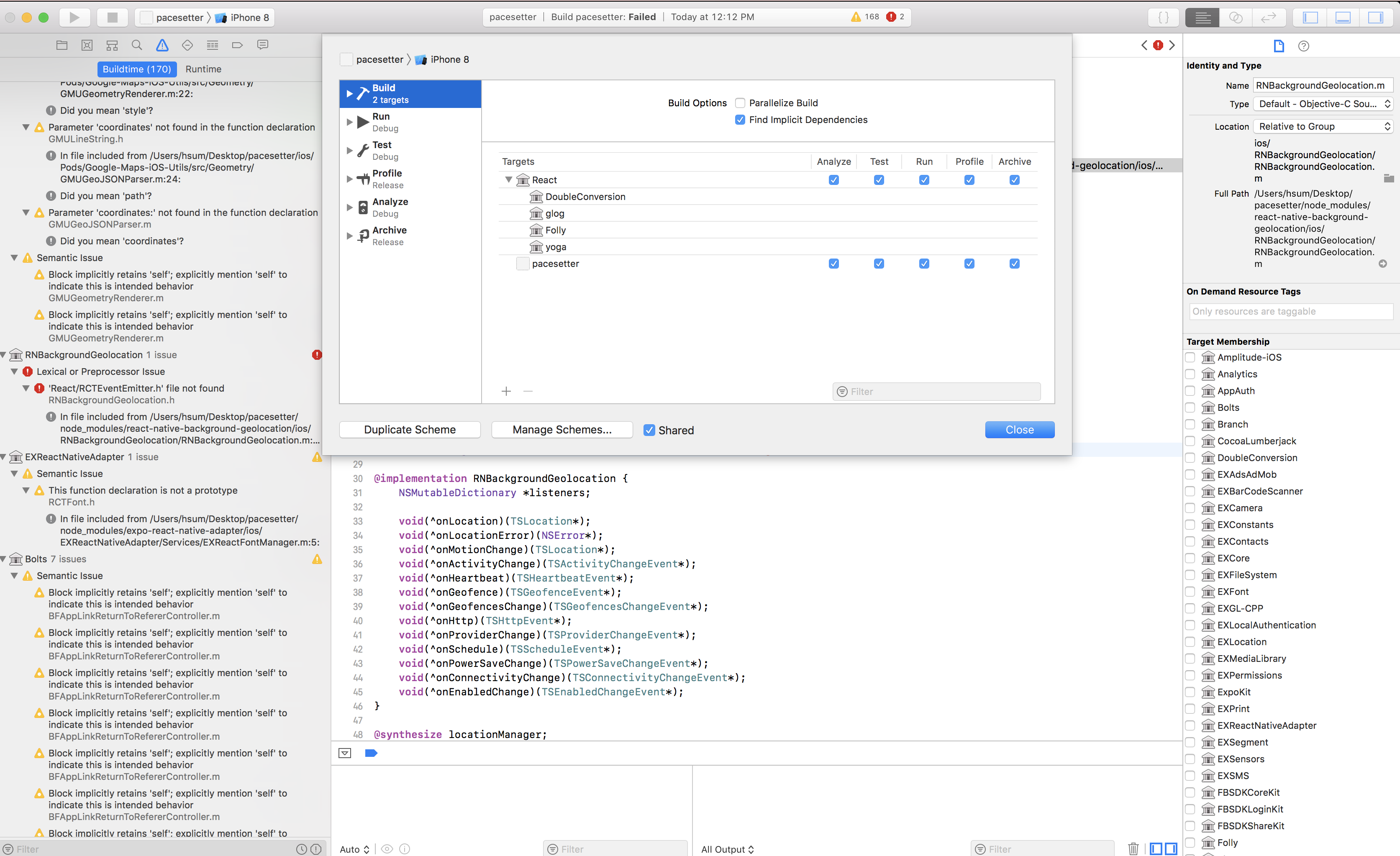 Cant Set It Up · Issue 717 · Transistorsoftreact Native Background Geolocation · Github