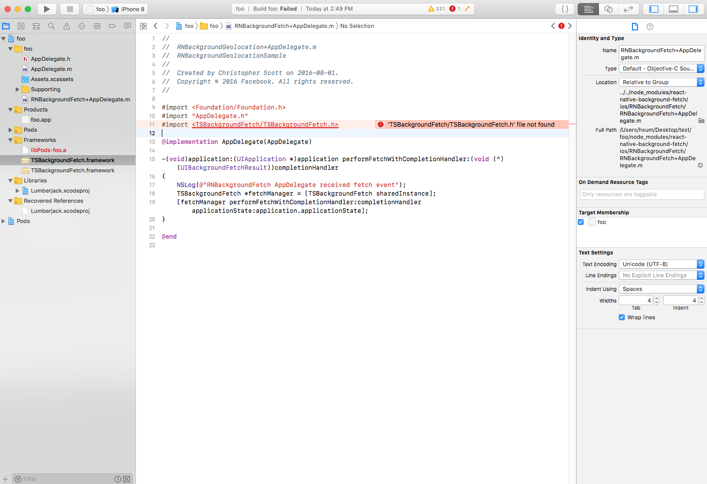 Cant Set It Up · Issue 717 · Transistorsoftreact Native Background Geolocation · Github 1042