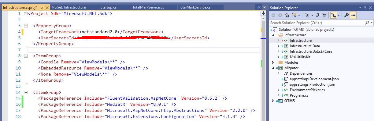 'GetValidationVisitor' in type 'FluentValidation.AspNetCore.FluentValidationObjectModelValidator ...