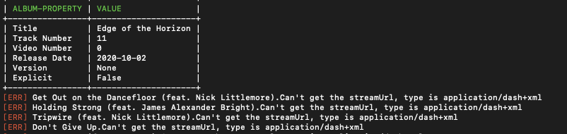 [BUG] Can't get streamUrl · Issue #484 · yaronzz/Tidal-Media-Downloader · GitHub