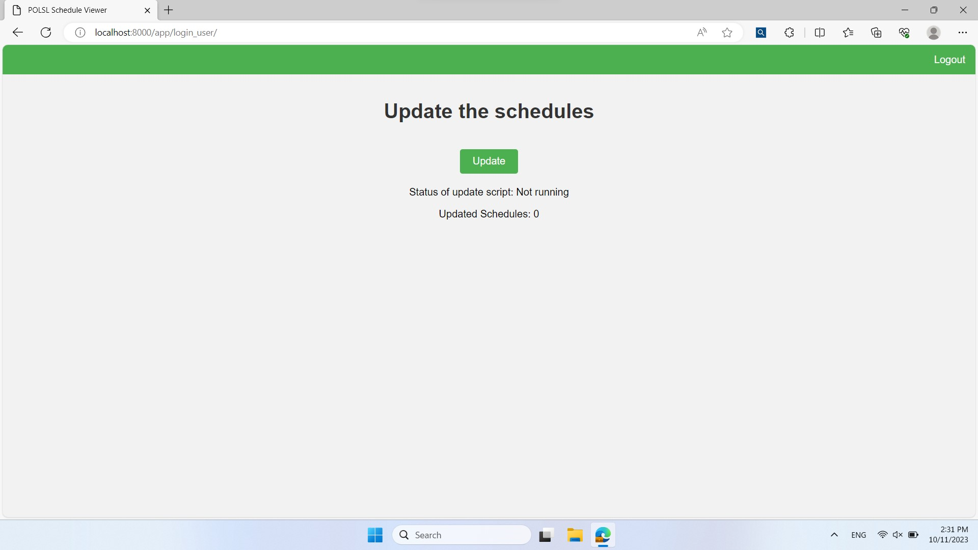 GitHub - kosmolub01/Automated-university-schedule: Web app that makes checking the schedule at ...