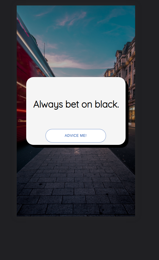 Github Lemonyth React Random Advice Generator