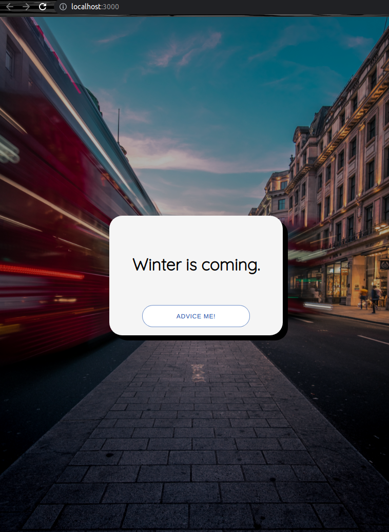 Github Lemonyth React Random Advice Generator