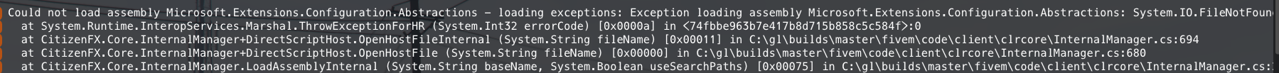 Could not load assembly · Issue #1222 · citizenfx/fivem · GitHub