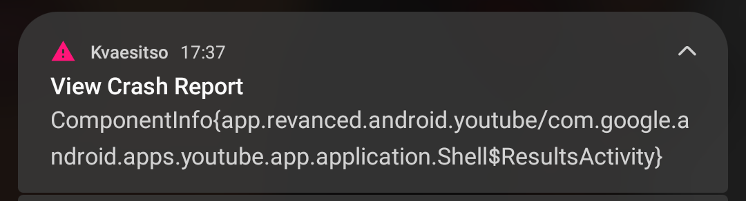 PackageManager$NameNotFoundException: ComponentInfo{[…]} · Issue #297 · MM2-0/Kvaesitso · GitHub