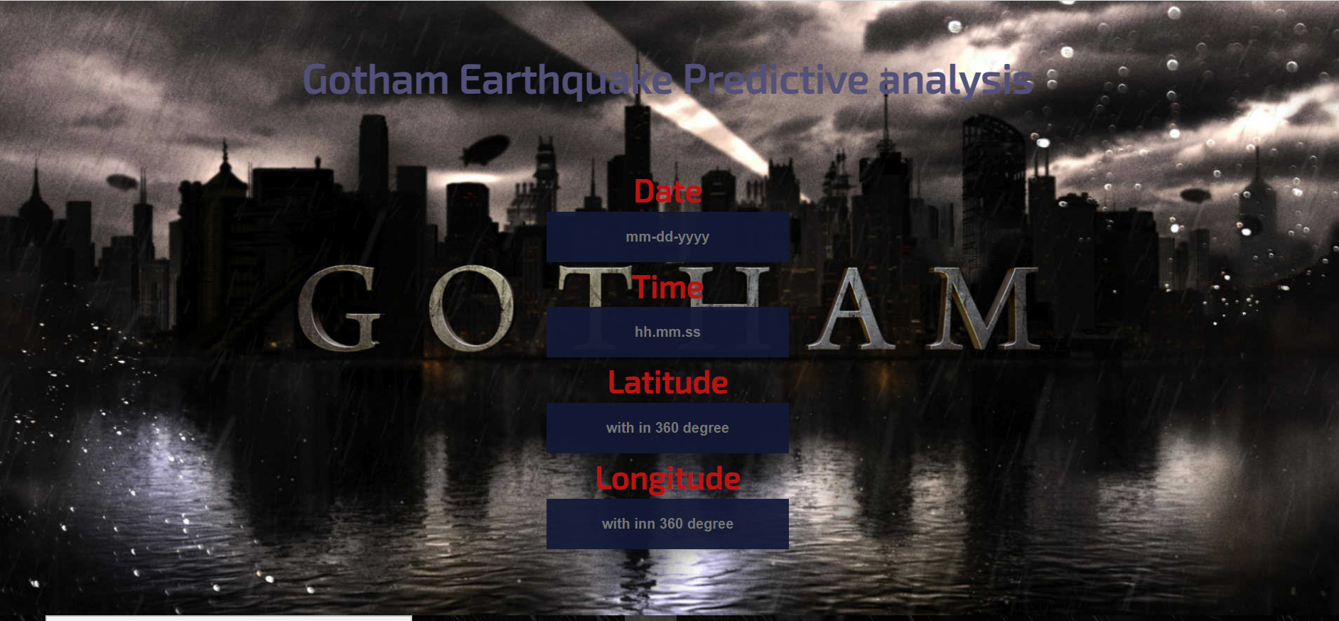 GitHub - bhargavramdr/Gotham_earthquake_predictor: About 98 percent Accurate prediction of the ...