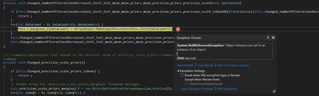 How to use a precompiled inference model and set more then one prior? · Issue #396 · dotnet ...