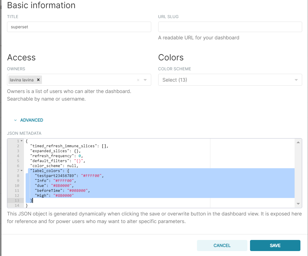 Custom Color Theming Not Working For Embedded Chart · Issue 15299 · Apachesuperset · Github