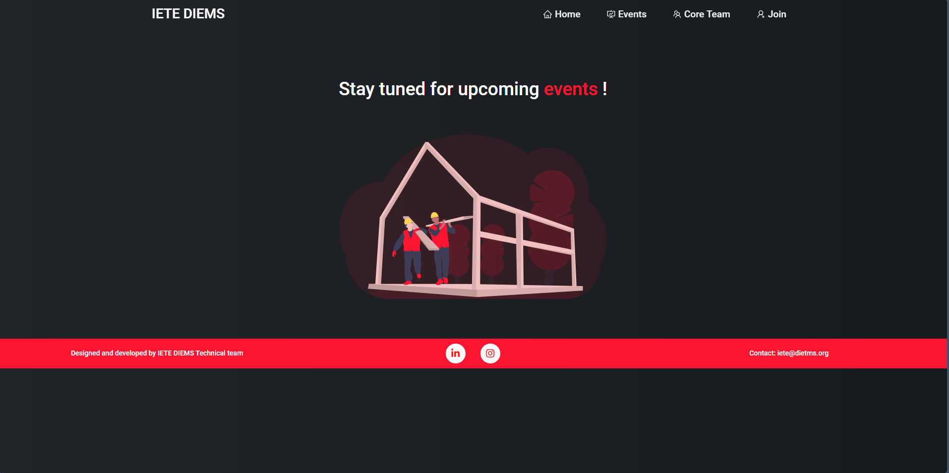 [Bug] Fix Footer · Issue #108 · DIEMS-HUB/IETE-Website · GitHub