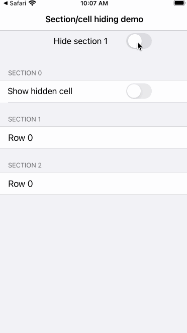GitHub - shrtlist/SectionHidingDemo: Section deletion/insertion and cell hiding in a grouped ...