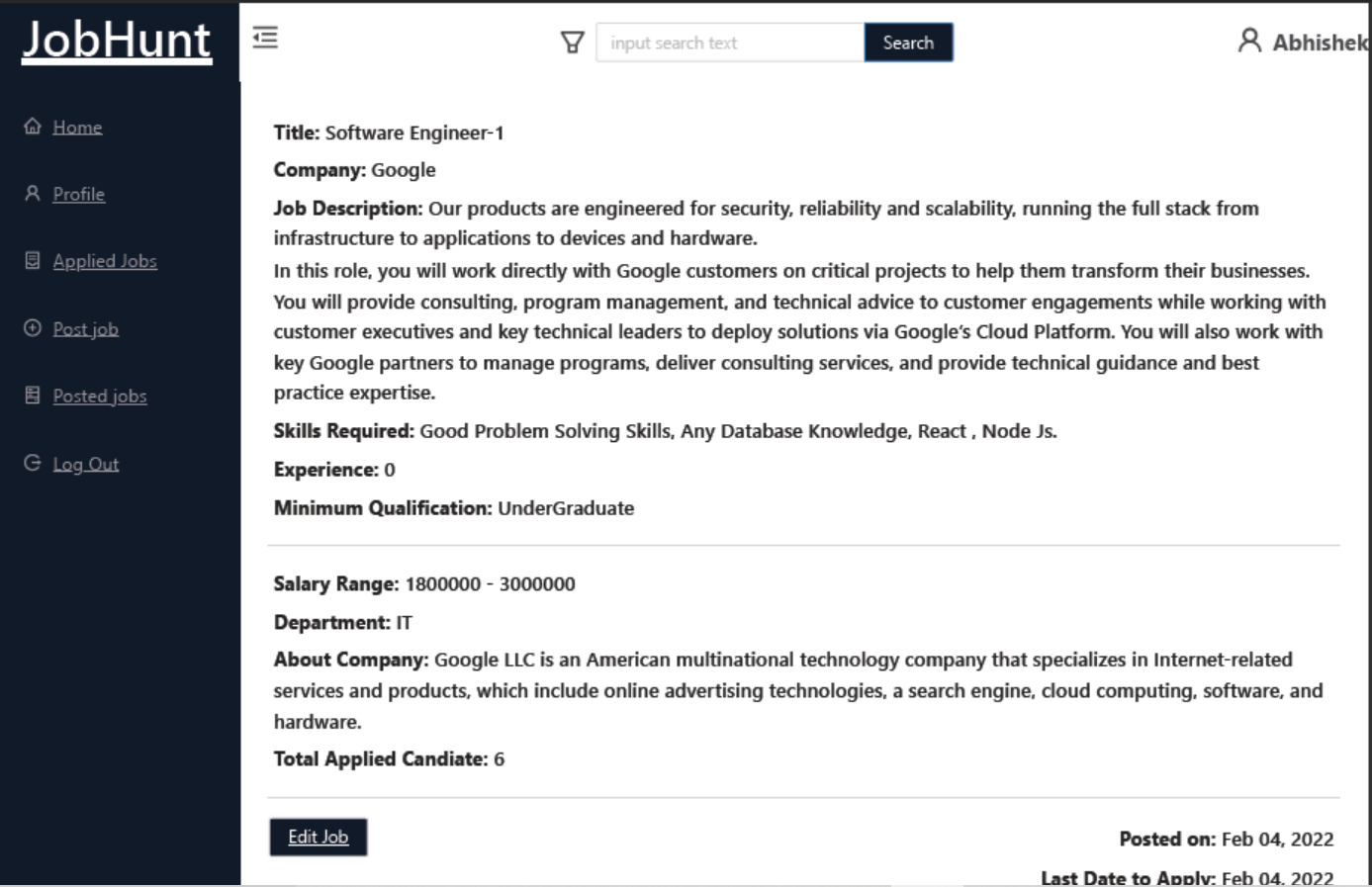 GitHub - Abhishek-1208/job-hunt-app