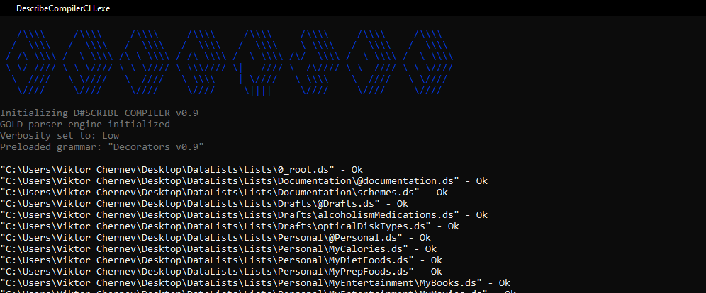 GitHub - viktorchernev/DescribeCompiler: A compiler for the Describe ...