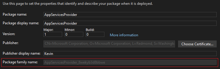"Create and consume an app service" out of date? Undocumented "ExecutableOrStartPageIsRequired ...