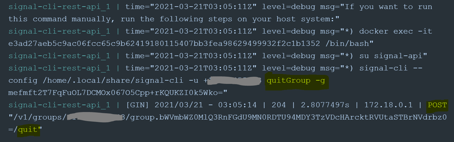 Delete Group vs Quit Group - They appear to do the same thing. · Issue #112 · bbernhard/signal ...
