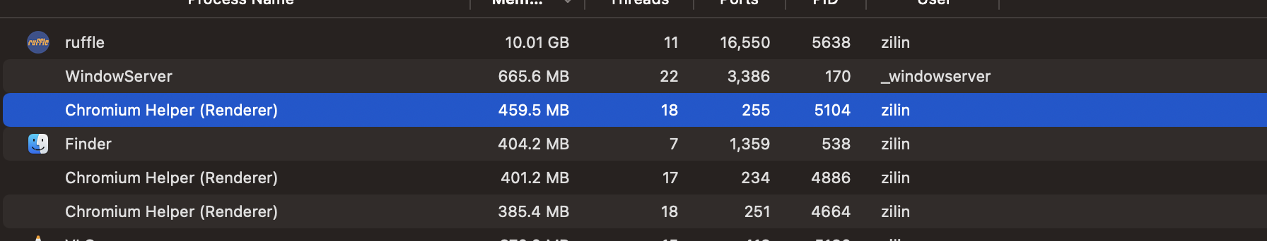 Ruffle using too much ram. · Issue #5942 · ruffle-rs/ruffle · GitHub