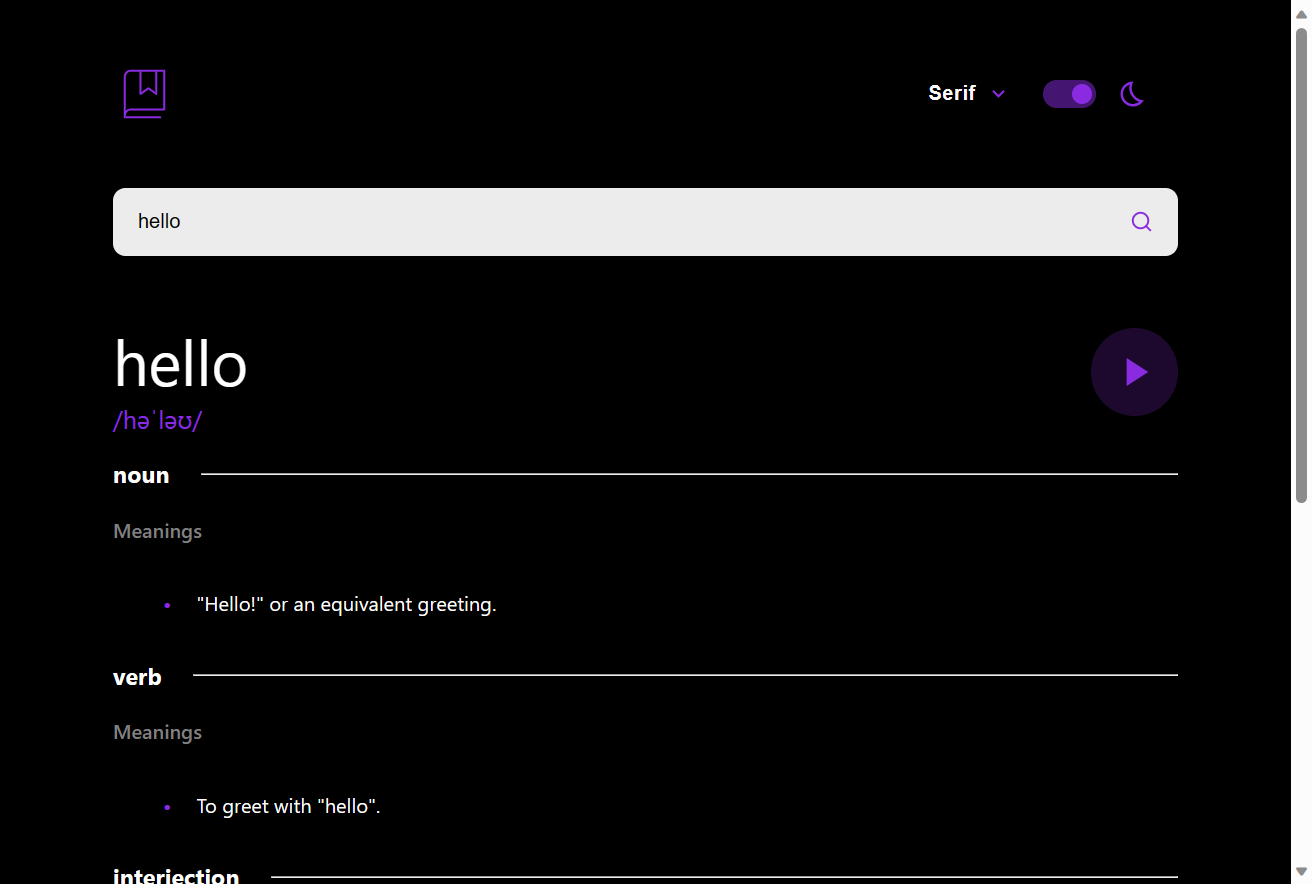 GitHub - itsimoes/free-dictionary