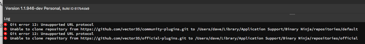 libgit2 - Unsupported URL protocol due to SSH (.gitconfig) · Issue #823 · Vector35/binaryninja ...