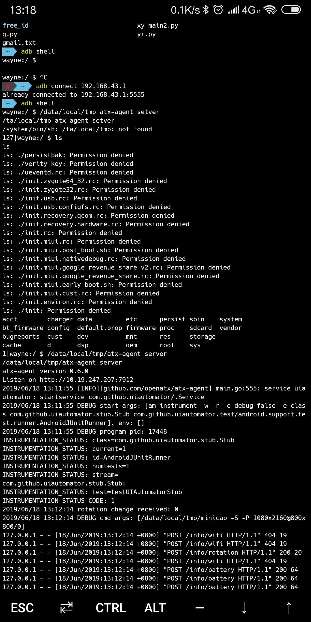 在真机上运行某些命令uiautomator Start Failed · Issue 367 · Openatxuiautomator2 · Github