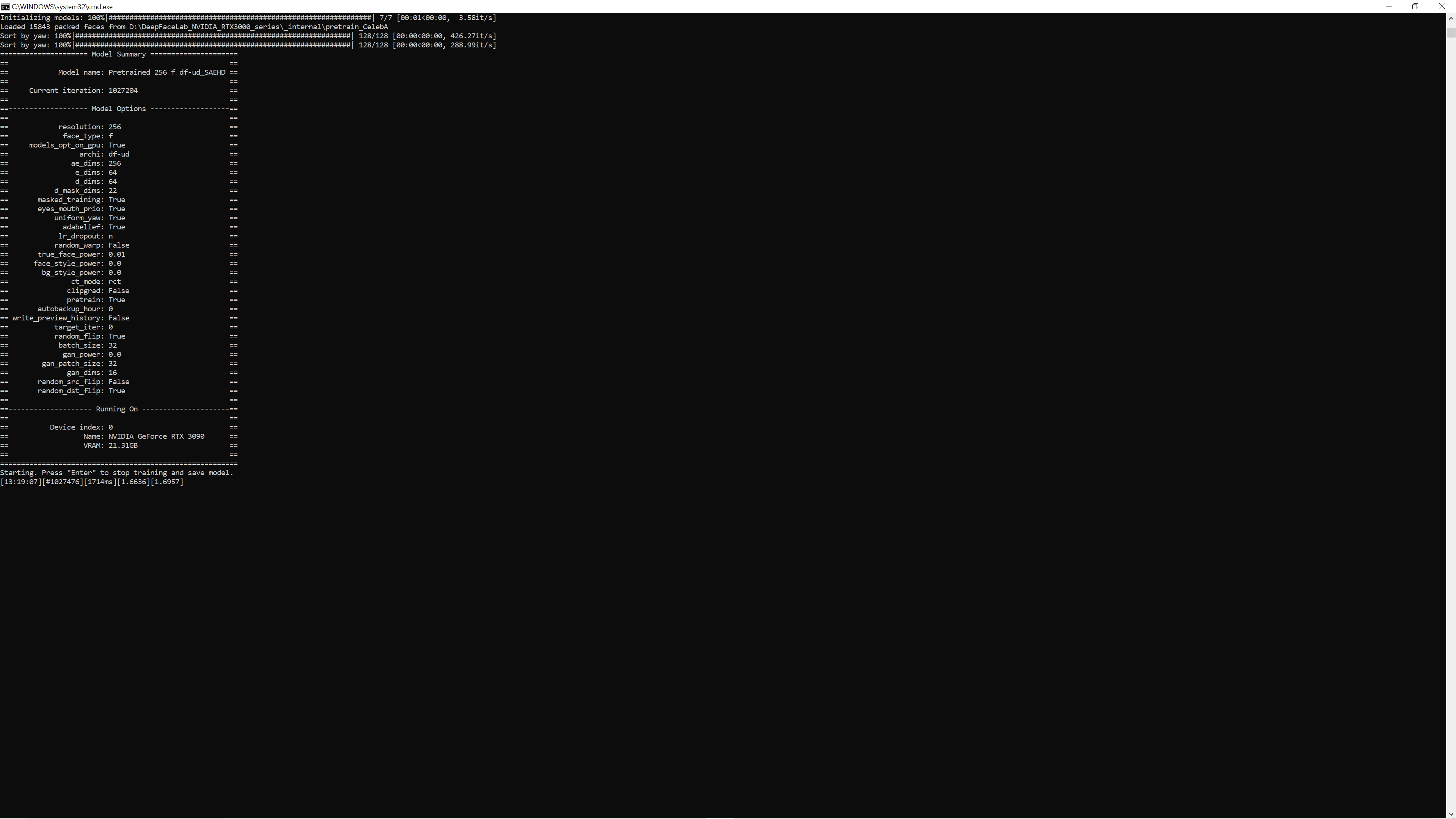 rtx3000 build doesnt run smoothly at pretraining · Issue #5316 · iperov/DeepFaceLab · GitHub