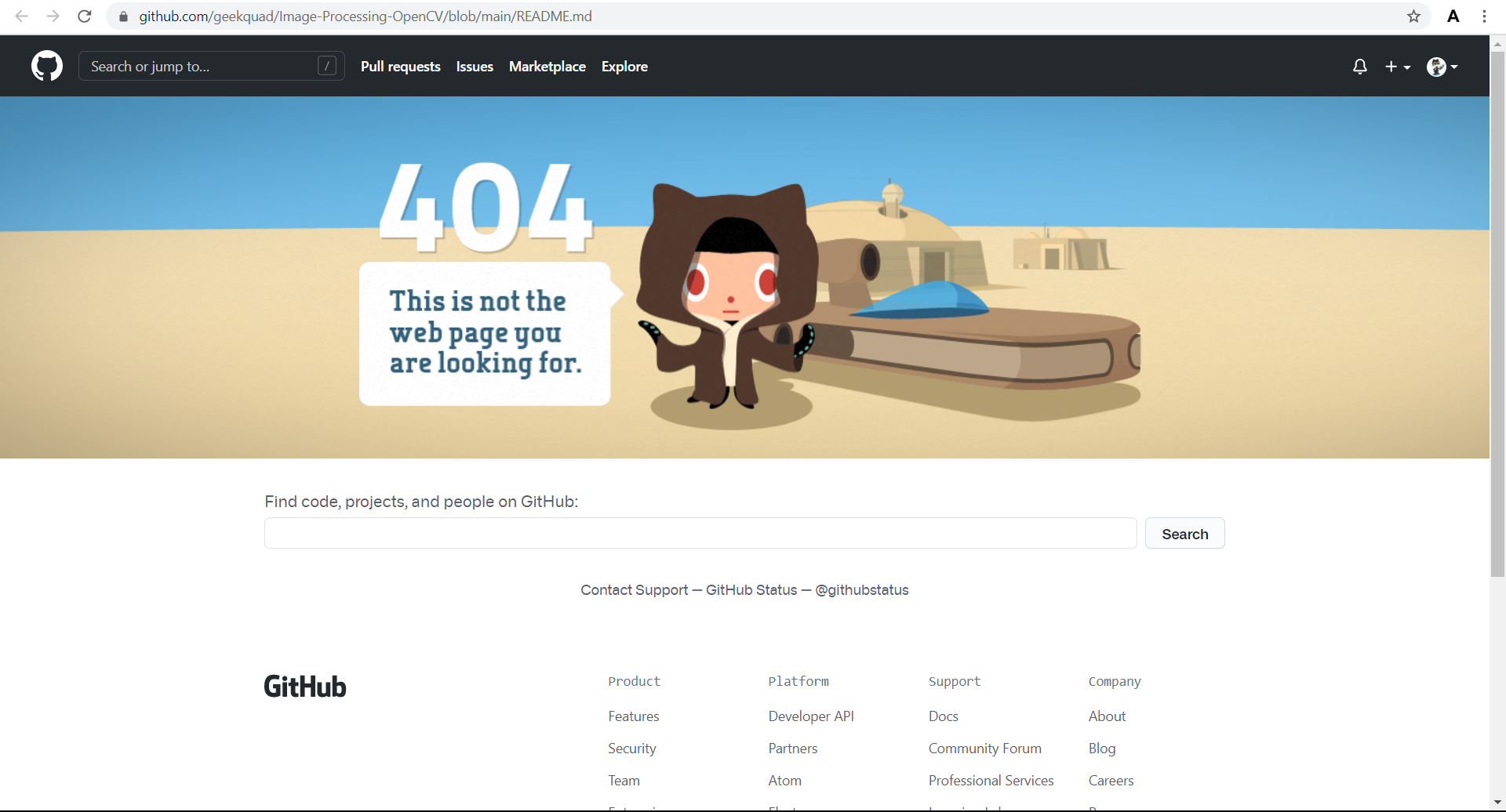 Broken links in the Readme file. · Issue #170 · geekquad/Pixel-Processing · GitHub