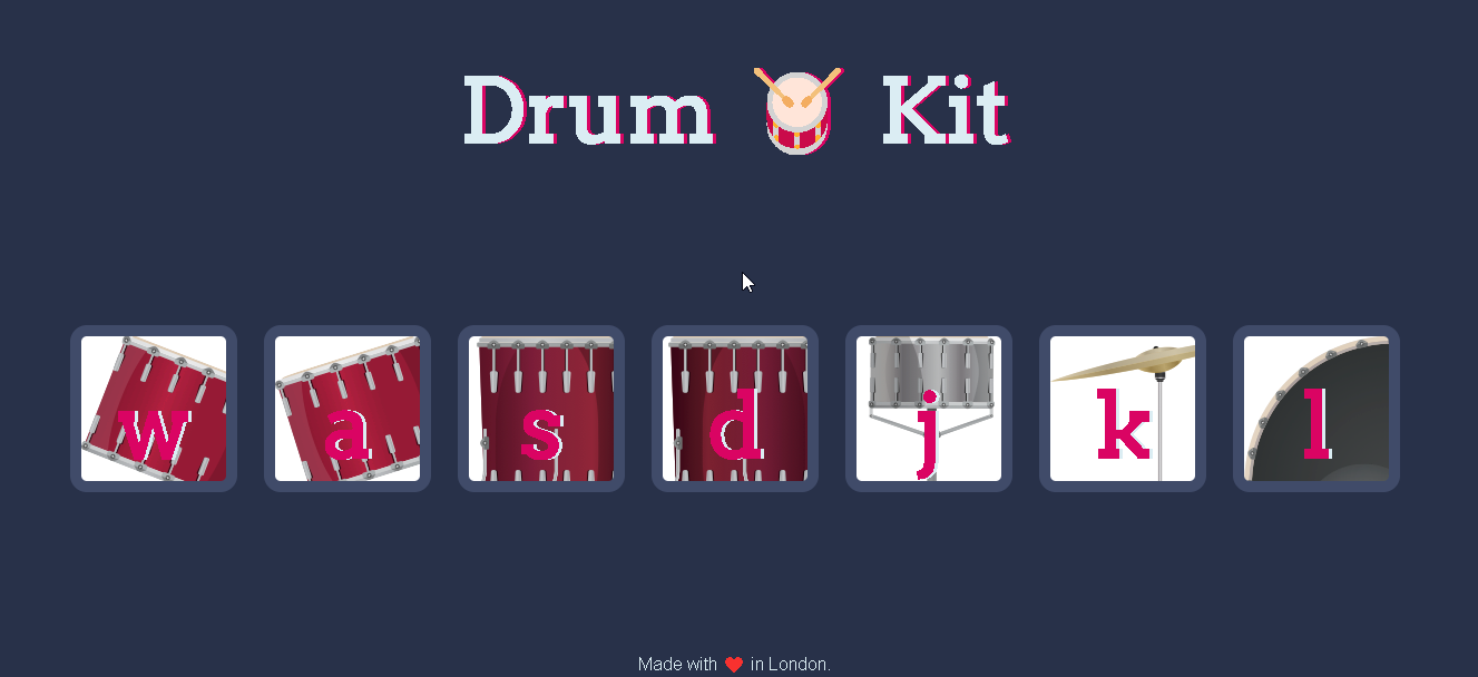 GitHub - rifaath101/Drum-Kit: A Drum-Kit project from the web developer ...