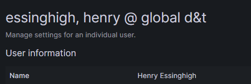 Grafana OSS: Conversion of local user to LDAP user sets account with lower-case username · Issue ...