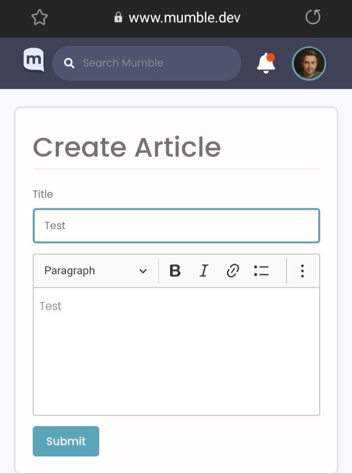 Text doesn't appear in Dark Mode (create-article) · Issue #230 · divanov11/Mumble · GitHub