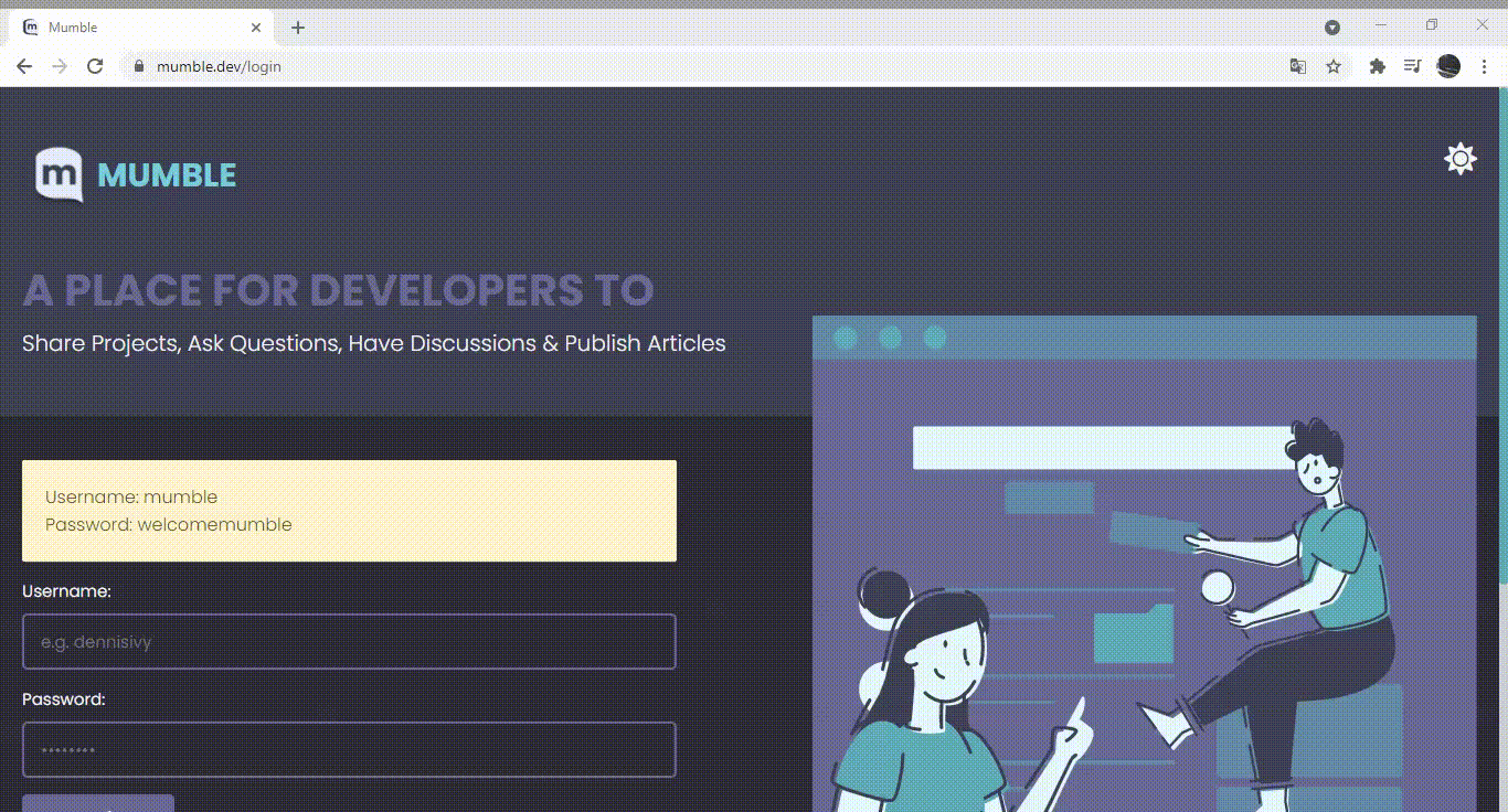 Dark/Light mode logos don't have the same size · Issue #302 · divanov11/Mumble · GitHub