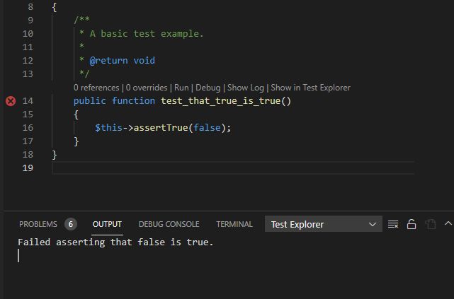 feature: Inline phpunit error messages · Issue #149 · DEVSENSE/phptools-docs · GitHub