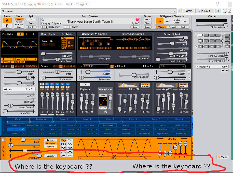 Surge Doesnt Open With Virutal Keyboard Displayed · Issue 5213 · Surge Synthesizer Surge · Github