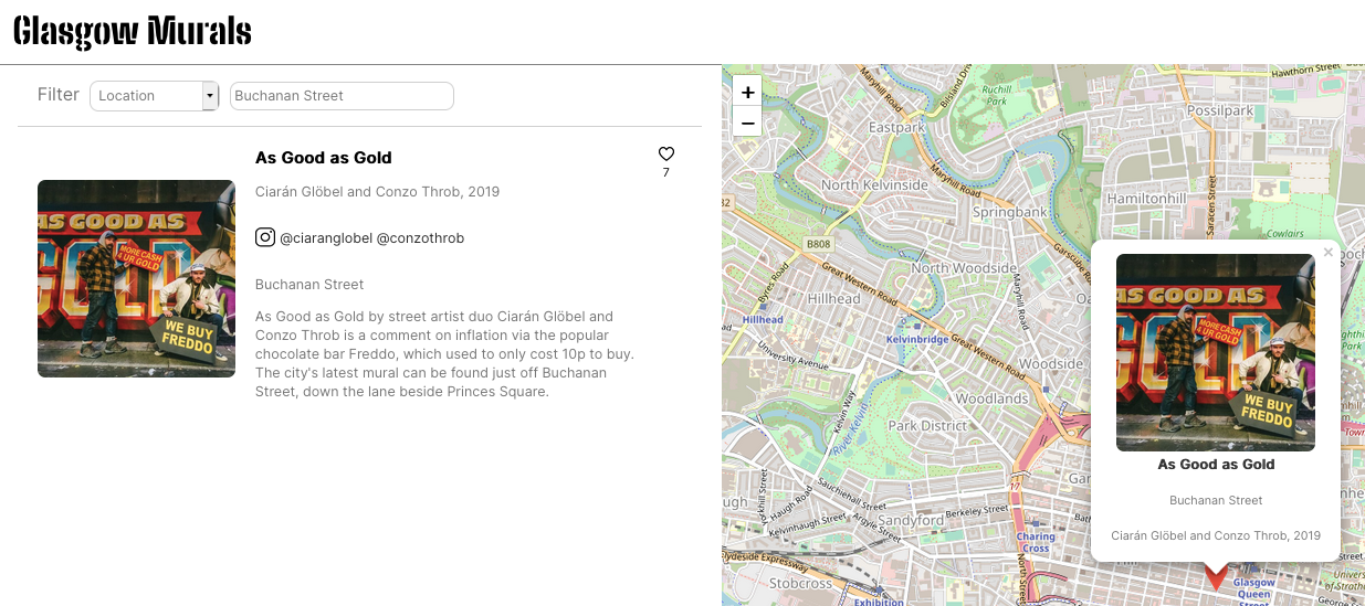 GitHub - lauracdobie/murals-project: JavaScript group project for the CodeClan Professional ...