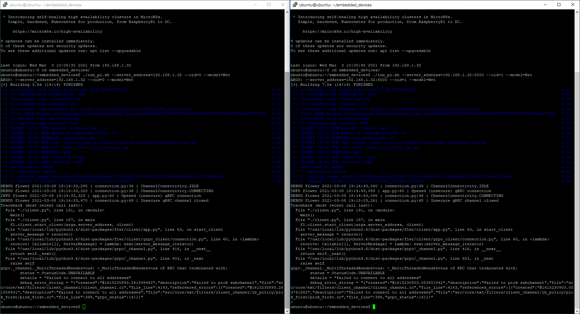 Trying to run quickstart_tensorflow · Issue #648 · adap/flower · GitHub
