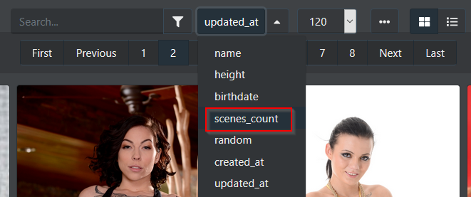 [Feature] Gallery Data Support for Performers (Sort Option & Performer Tab) · Issue #987 ...