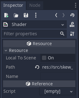 Nest shader inspector when shader editor is opened from another resource · Issue #4528 ...