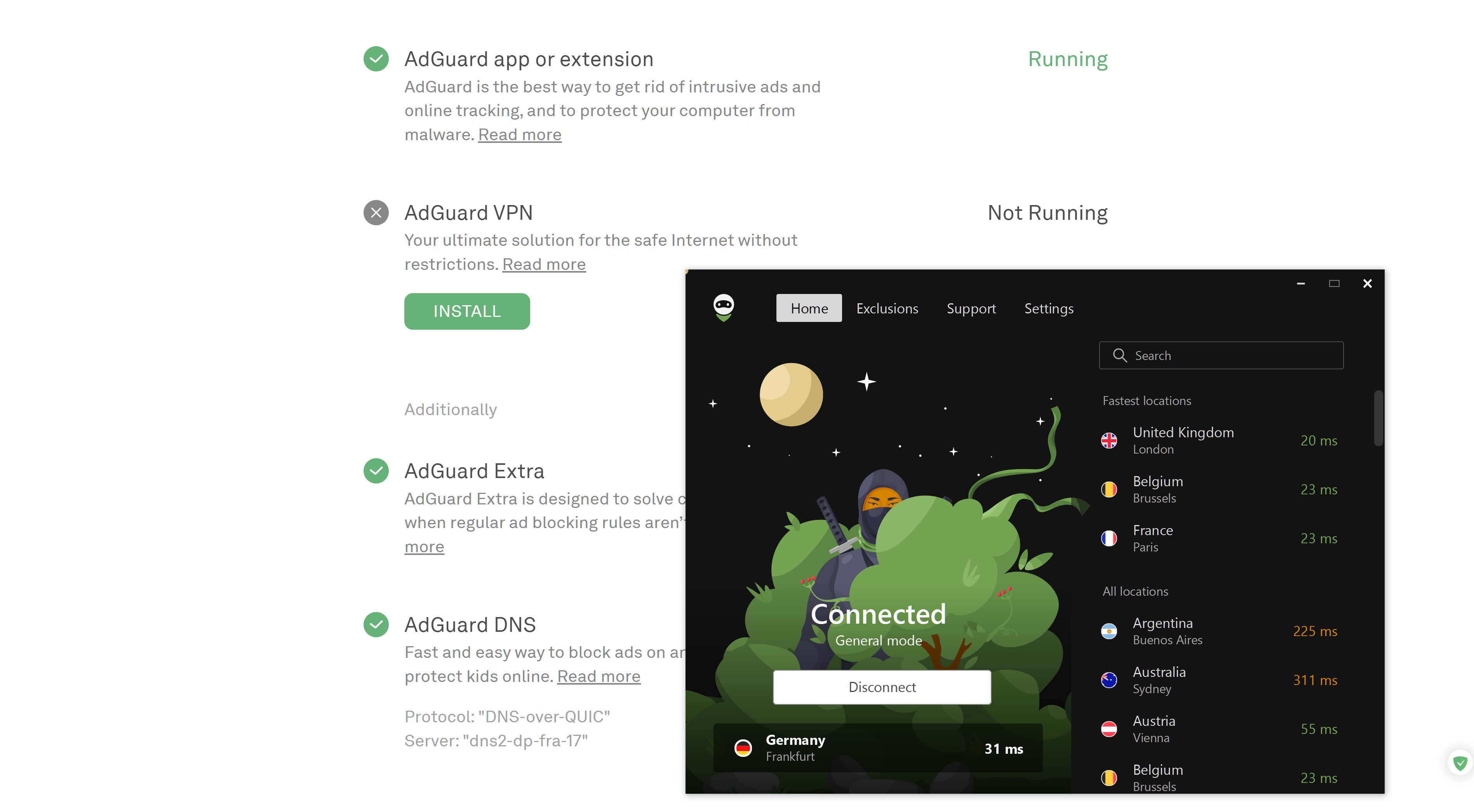 Adguard DNS conflict with Adguard VPN · Issue #324 · AdguardTeam/AdGuardVPNForWindows · GitHub