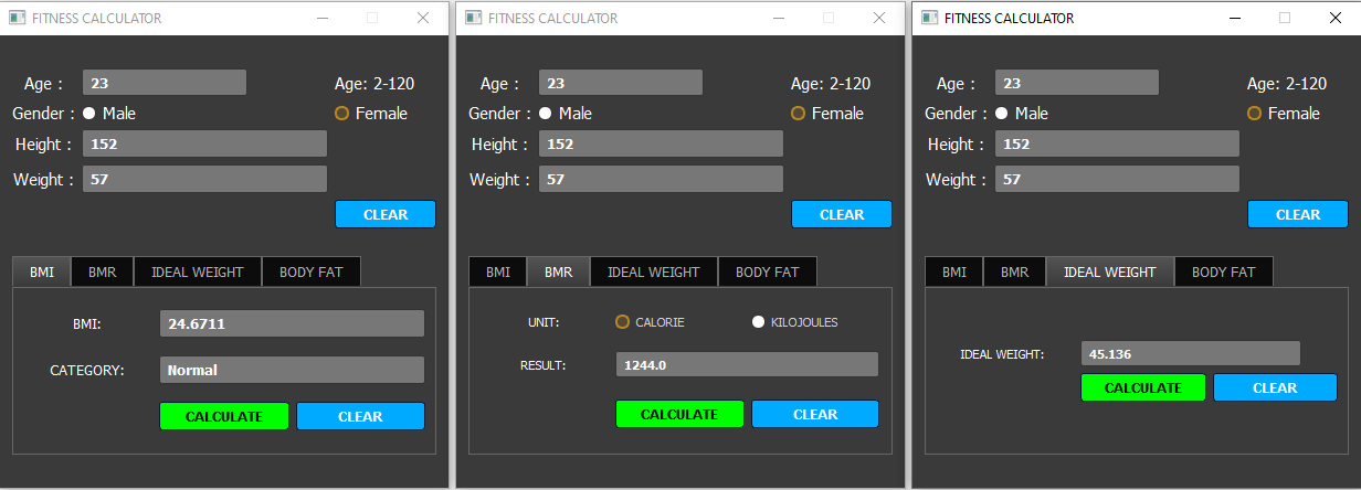 GitHub - SnehaDhumal1508/Fitness-Calculator-pyqt5