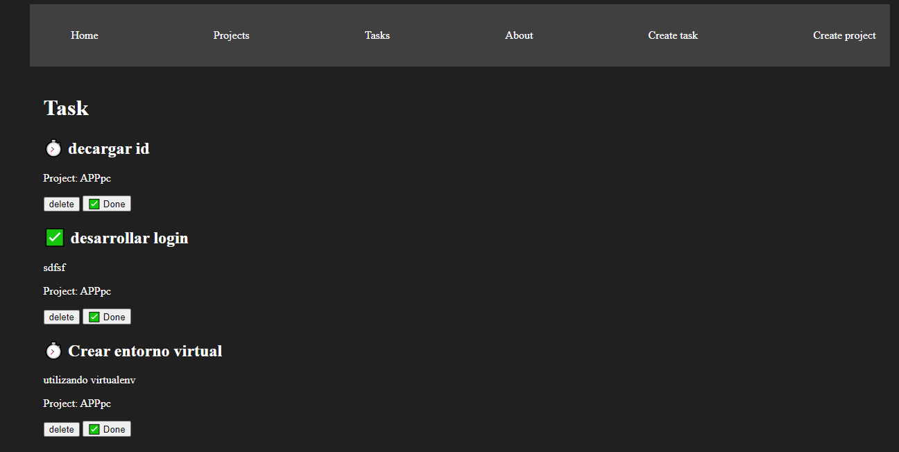 GitHub - alu0101329161/Django-Python: App with Django and python to create task and projects