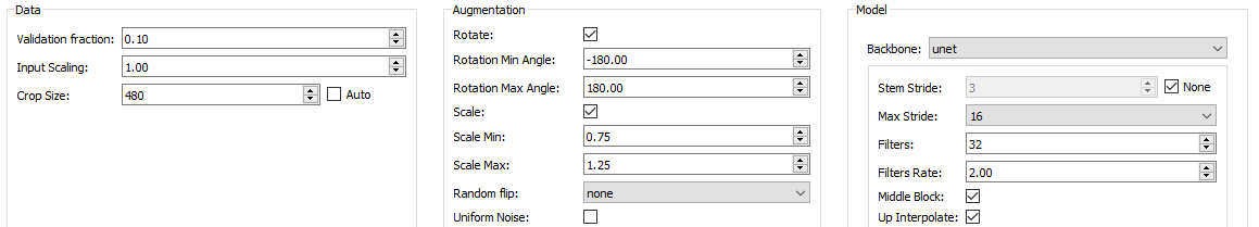 Top-down centered instance training window forces crop size to 512 pixels or less which ...