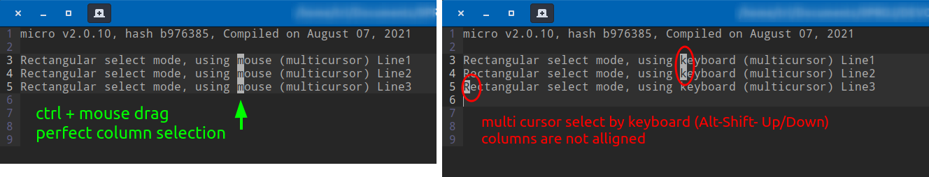 Multi cursor mode: inconsistency mouse vs keyboard · Issue #2232 ...