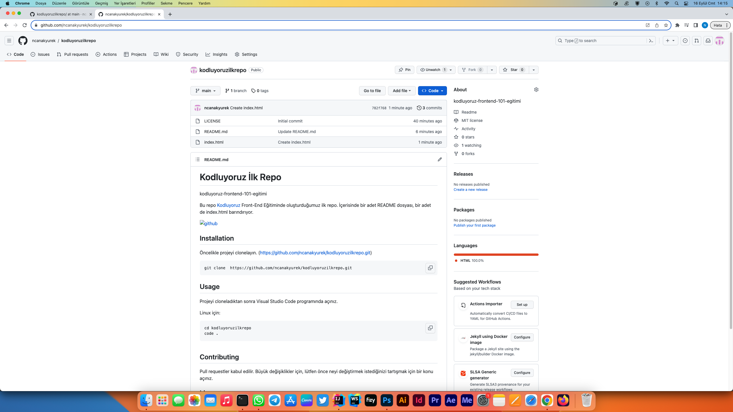 GitHub - ncanakyurek/kodluyoruzilkrepo: kodluyoruz-frontend-101-egitimi