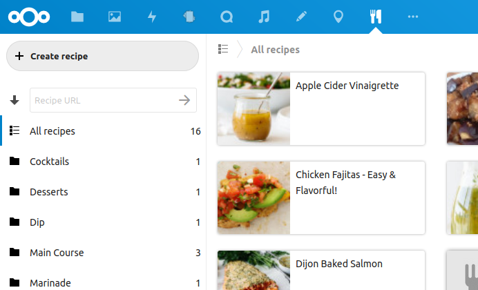 Missing search bar · Issue #330 · nextcloud/cookbook · GitHub