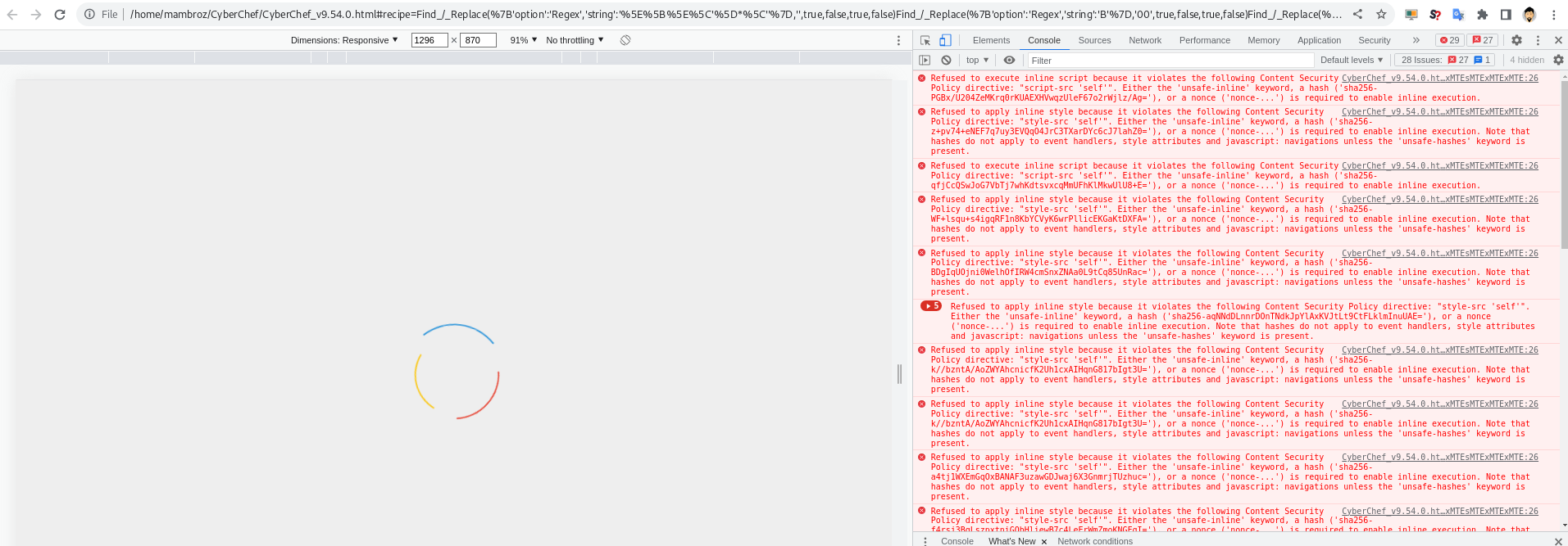 Feature request: make CyberChef ready for strict content-security-policy · Issue #1486 · gchq ...