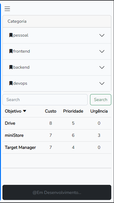 GitHub - izaelgs/targetManager: Plataforma para gerenciamento de metas e objetivos e ...