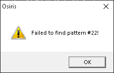 [game update] unable to find pattern 22 · Issue #2957 · danielkrupinski/Osiris · GitHub