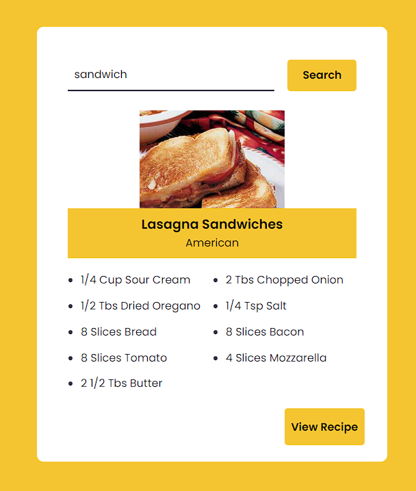 GitHub - kodygentry/RecipeApp