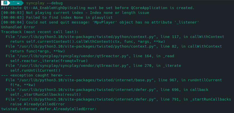 Can't open Syncplay with MPV in Manjaro Linux · Issue #580 · Syncplay/syncplay · GitHub